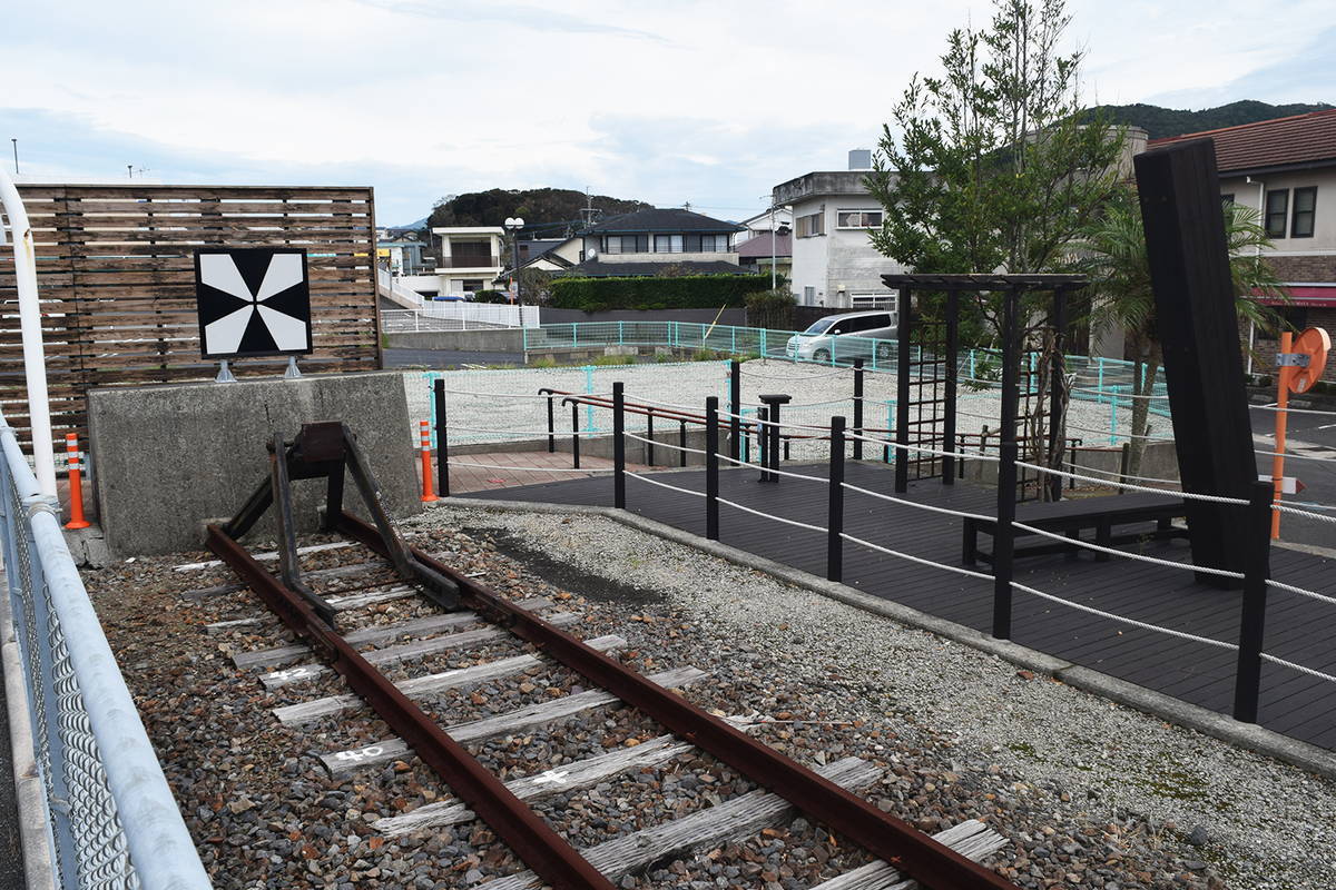 駅を撮影